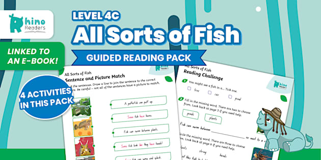 Level 4c All Sorts of Fish Guided Reading Pack