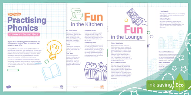 Top Ideas for Phonics Practice at Home - Twinkl