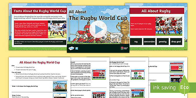 FREE! - Whole-School All About the Rugby World Cup Assembly Pack