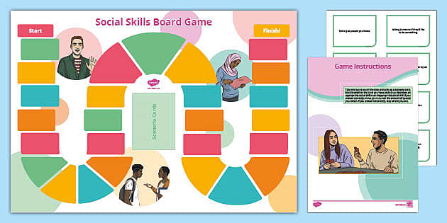 SEND: Older Learners: Social Skills Board Game - Twinkl