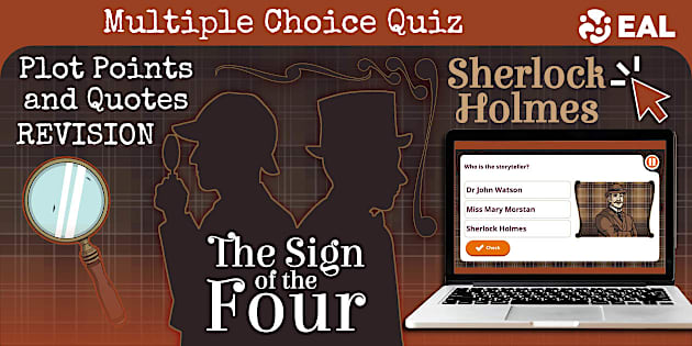The Sign of the Four Plot Points and Quotes Revision Interactive Multiple