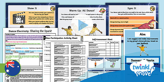Move PE Year 6 Dance: Electricity Lesson 6: Sharing the Spark! Lesson Pack