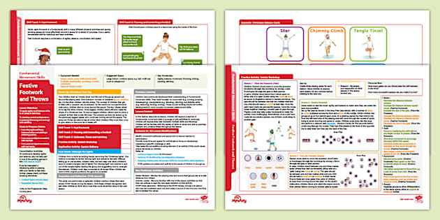 PE Mastery: G3/4 Christmas FMS - Festive Footwork and Throws