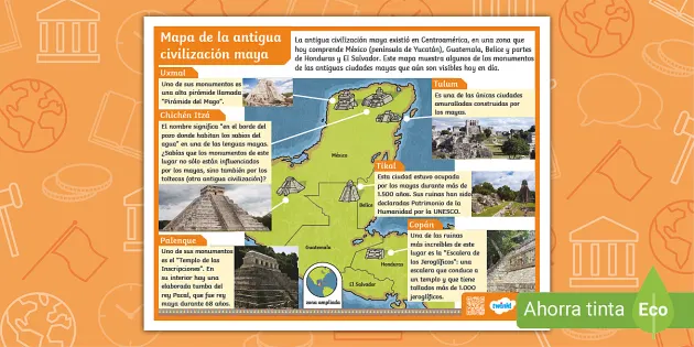 Los Mayas Mapa