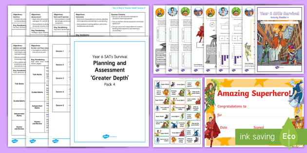 Year 6 SATs Survival: Greater Depth Maths Intervention Booster Pack 4