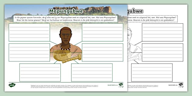 Mapungubwe Breinkaart (Hecho por educadores) - Twinkl