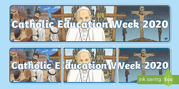 Catholic Education Week 2020 Display Banner