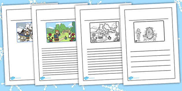 The Snow Queen Story Writing Frames (teacher made) - Twinkl