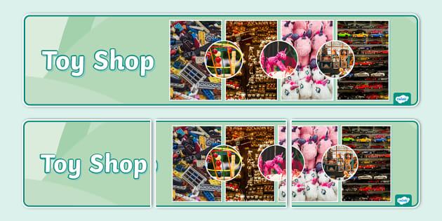 Toy Shop Photo Display Banner (teacher made) - Twinkl