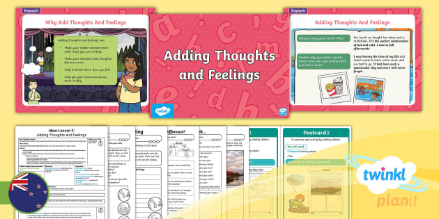 How do I teach adding thoughts and feelings to writing at L2