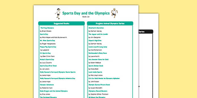 Sports Activities for Kids - Twinkl