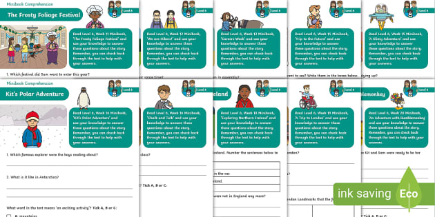 Twinkl Phonics Level 6 Weeks 11-20 Reading Comprehension
