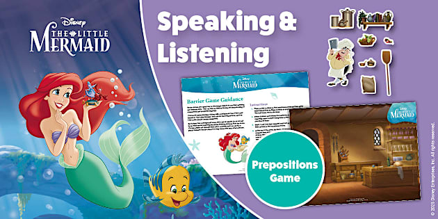 The Little Mermaid Speaking and Listening Game - Twinkl