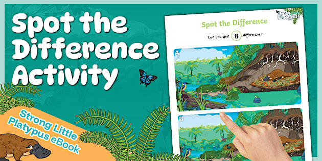 Strong Little Platypus - Spot the Difference Activity