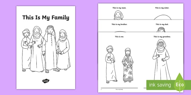 My (Emirati) Family Emergent Reader (teacher made)