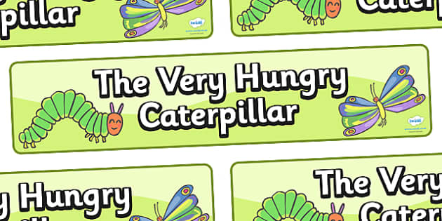FREE! - Display Banners (Simple) to Support Teaching on The Very Hungry