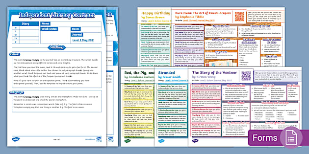Level 3 May 2021 School Journal Contract and Guided Reading Pack