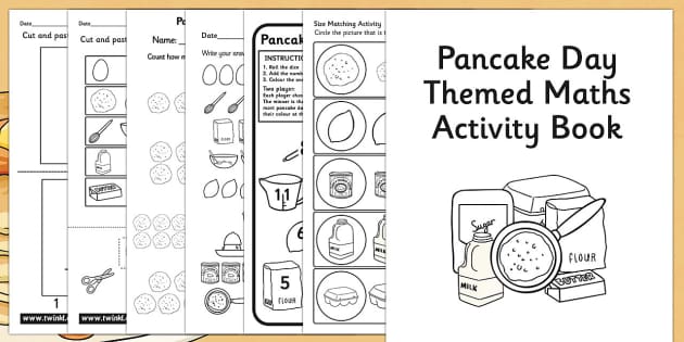 Pancake Day Themed Maths Activity Book (teacher made)