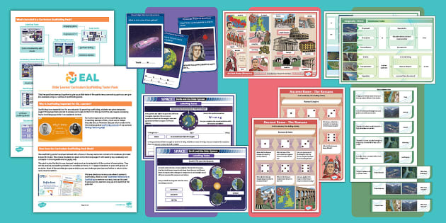 FREE! - Older Learners EAL Curriculum Scaffolding Taster Pack