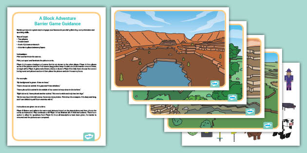 A Block Adventure Barrier Game Hecho Por Educadores