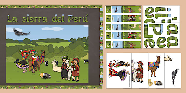 FREE! - Decoración de la sierra peruana | Recursos Educativos Twinkl