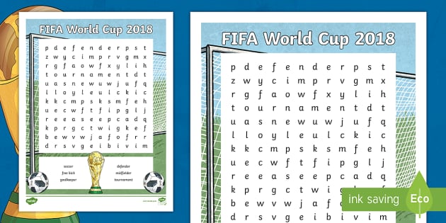 Soccer Word Search (creat de profesori)