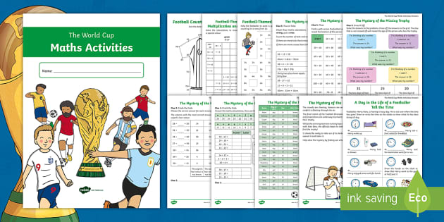 KS1 The World Cup Home Learning Activity Booklet