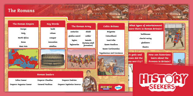 History Seekers: LKS2: The Romans Word Mat