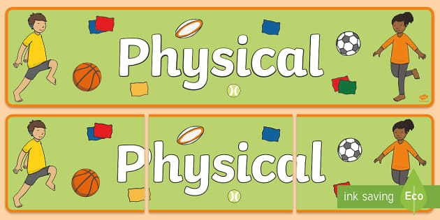 👉 EYFS Physical Development Area of Learning Display Banner