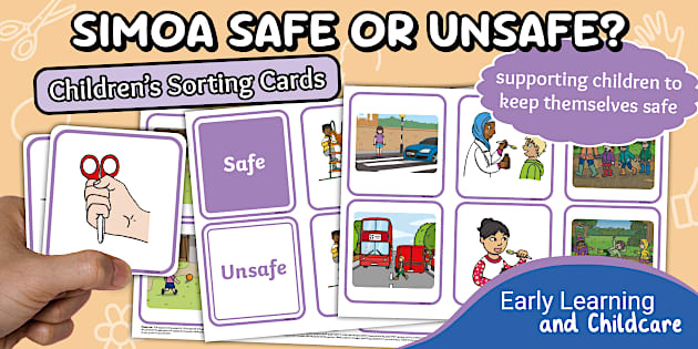 SIMOA Safe or Unsafe? Children's Sorting Cards