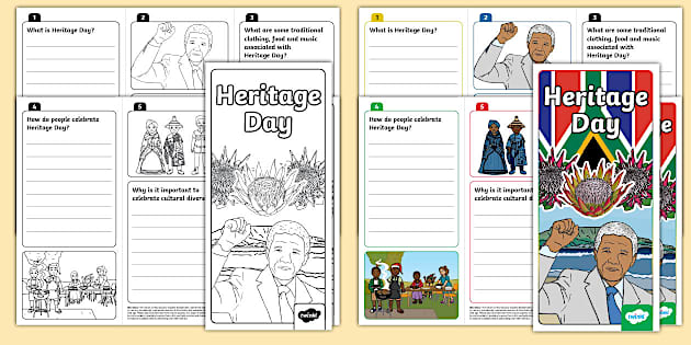 Heritage Day Leaflet Template (teacher made) - Twinkl