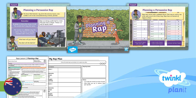 Phase 2 Writing to Persuade Raps Lesson 2: Planning a Rap