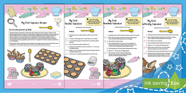 Baby Bakers - My First Cupcakes Recipes (Teacher-Made)