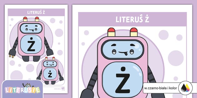 Literuś Ż | Plakat | Gazetka ścienna (Teacher-Made)