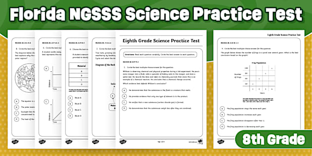 Eighth Grade Science Practice Test | Florida NGSSS Test Prep