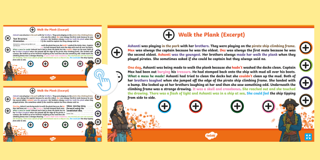 Year 3 NAPLAN Interactive Narrative Writing Sample Hotspot