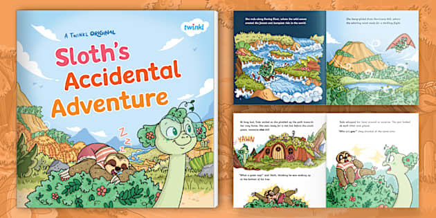 Sloth's Accidental Adventure eBook (teacher made) - Twinkl Sloth's Accidental Adventure eBook (teacher made) - Twinkl