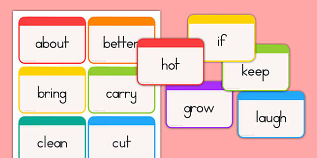 Third Grade Dolch Word Flash Cards (teacher made) - Twinkl
