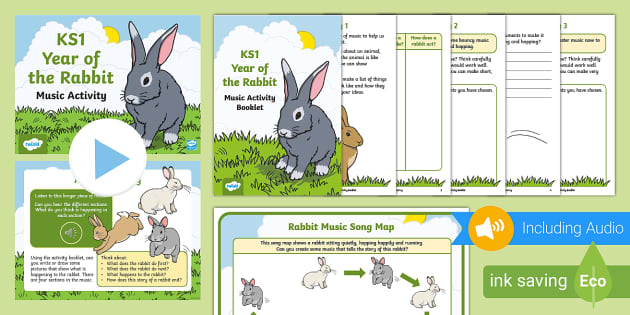 👉 KS1 Year of the Rabbit Music Activity (teacher made)