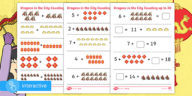 Dragons in the City: Chinese New Year Addition to 20 Sheets