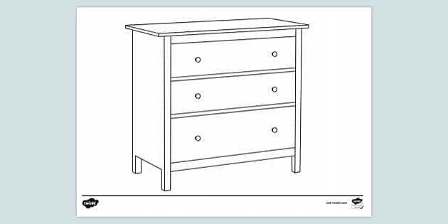 FREE! - Drawers Colouring | Colouring Sheets (teacher made)