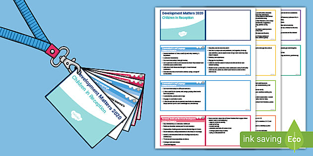 EYFS Lanyard-Sized Development Matters: Reception (New EYFS 2021) EYFS Lanyard-Sized Development Matters: Reception (New EYFS 2021)