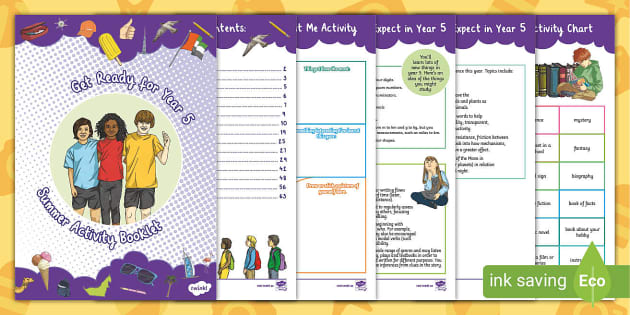 Ready for Year 5 Summer Work Booklet (teacher made) - Twinkl