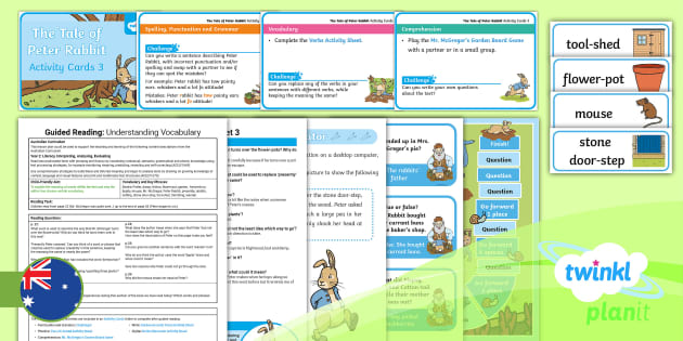 Year 2 The Tale of Peter Rabbit: Guided Reading Session 3