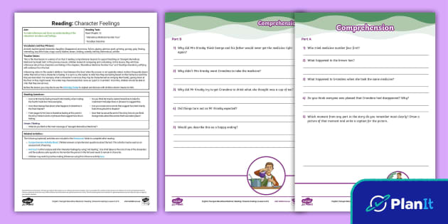 Year 3 'George's Marvellous Medicine': Reading Lesson 6