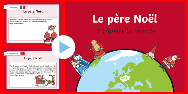 PowerPoint : Le Père Noël à travers le monde - Twinkl