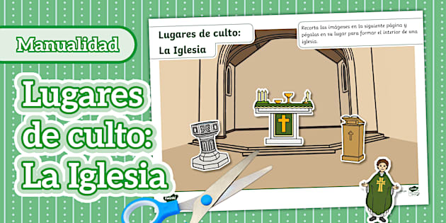 Actividad para recortar y pegar: La Misa | Twinkl