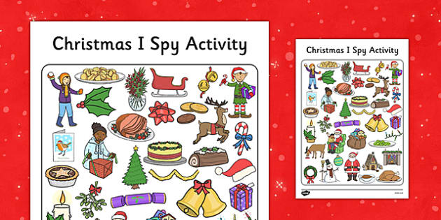 Christmas I Spy Activity | Primary Resources (teacher made)