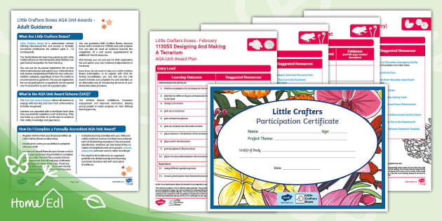 FREE! - AQA Unit Award Plan Rainforests Little Crafters February 2023