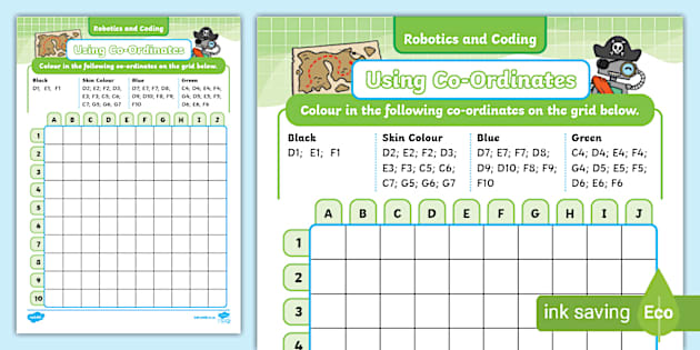 Robotics And Coding Grid Work Working With Co Ordinates